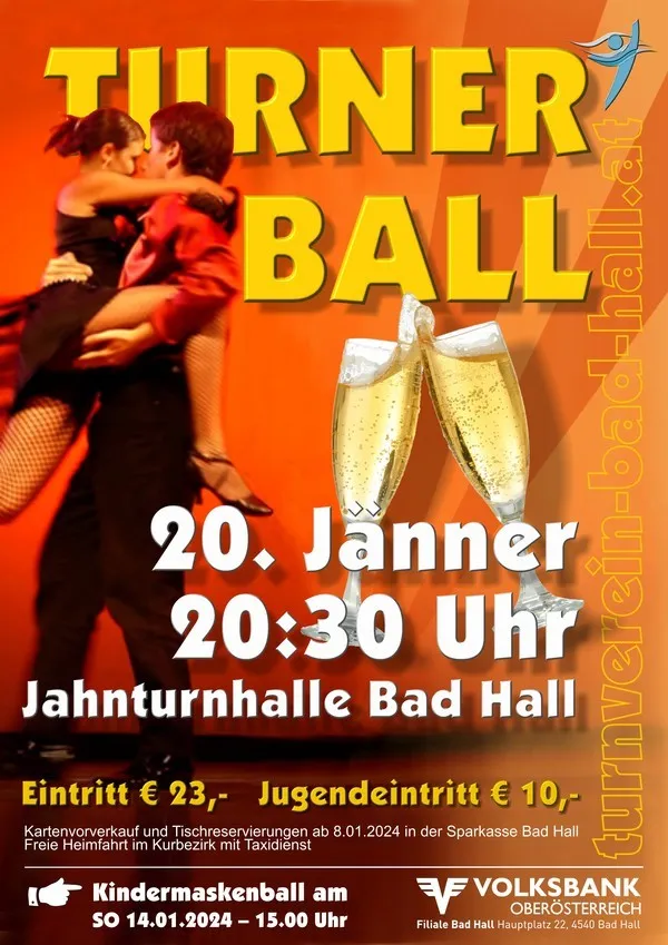 Einladung zum Turnerball 2024 - Turnverein Bad Hall